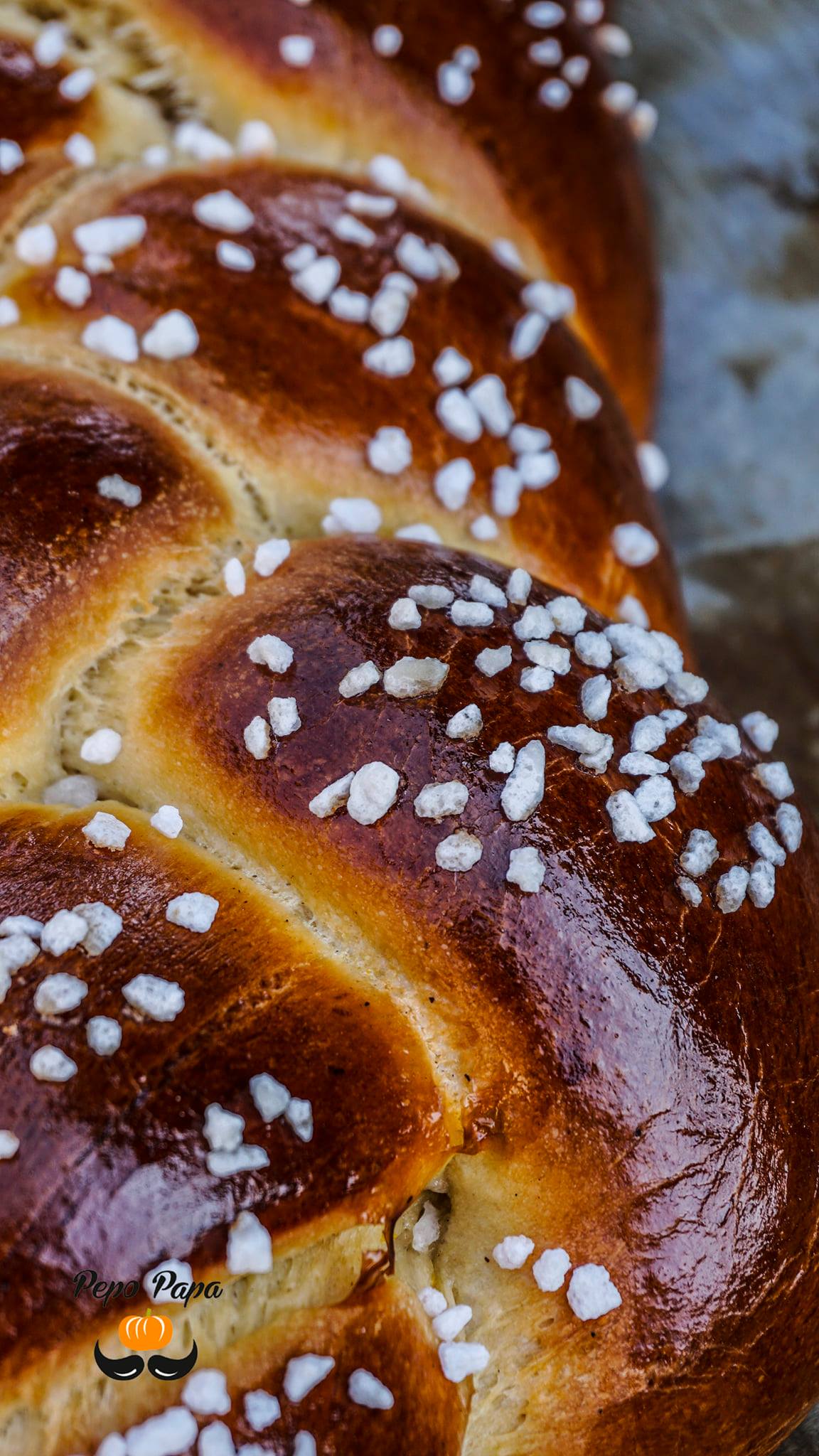 Húsvéti fonott kalács - Pepo Papa